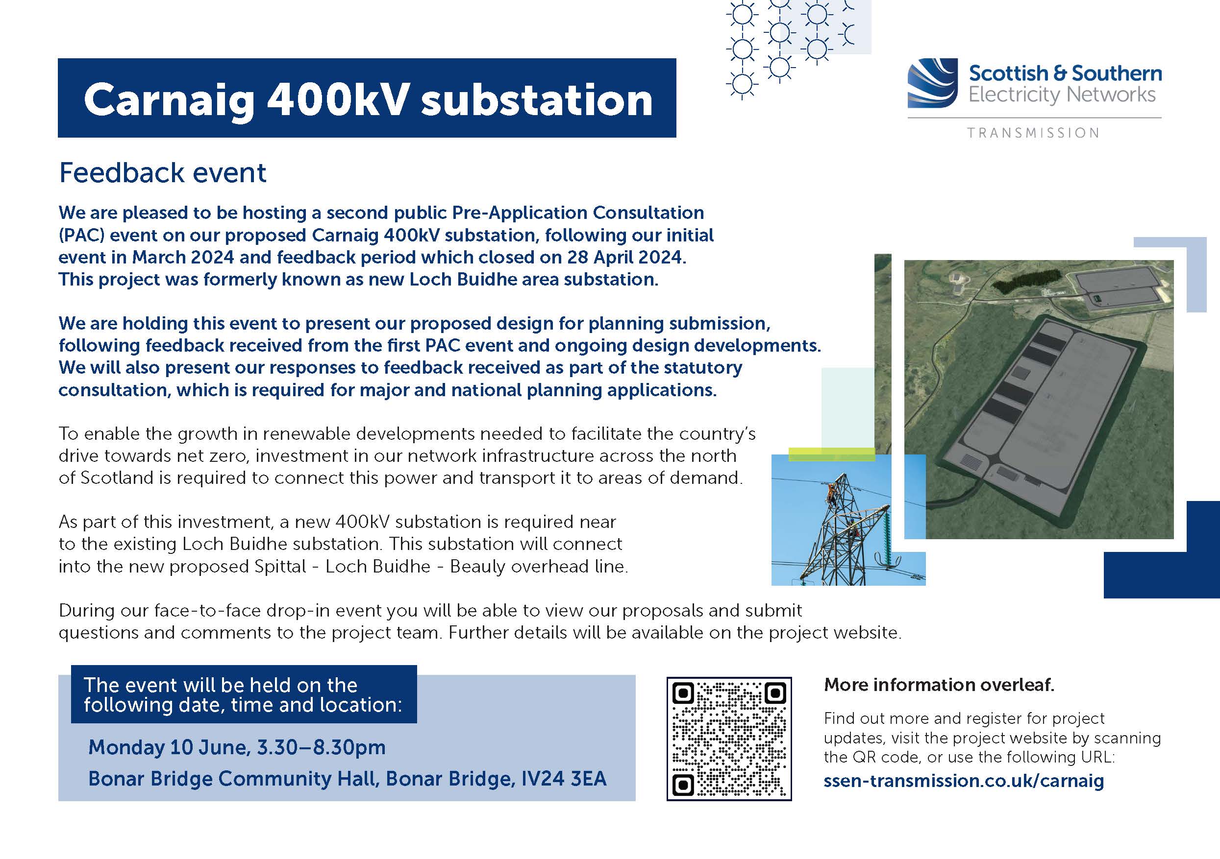 Carnaig (Loch Buidhe Area) 400kV substation - SSEN Transmission