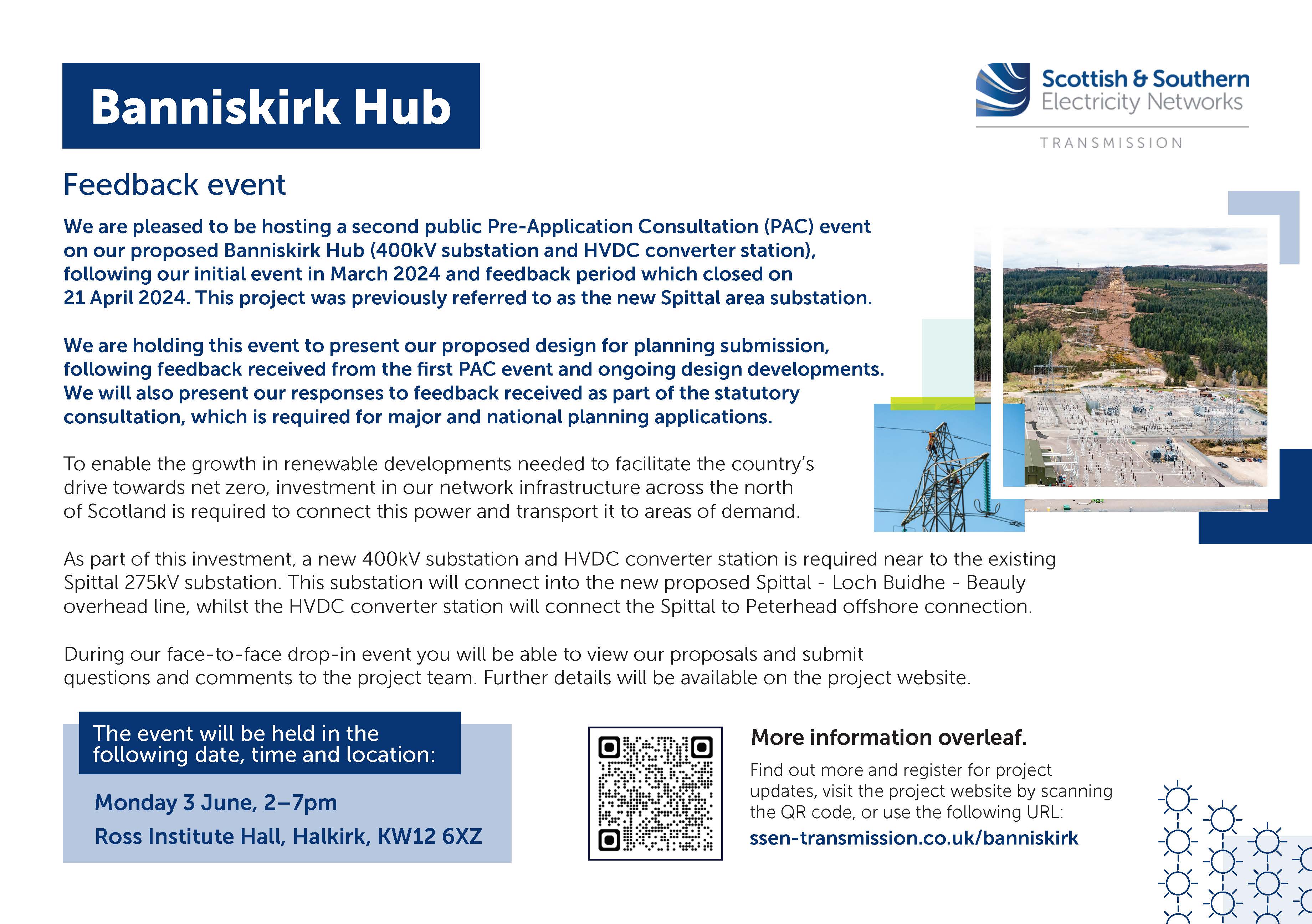 Banniskirk Hub (Spittal Area 400kV substation and HVDC converter ...