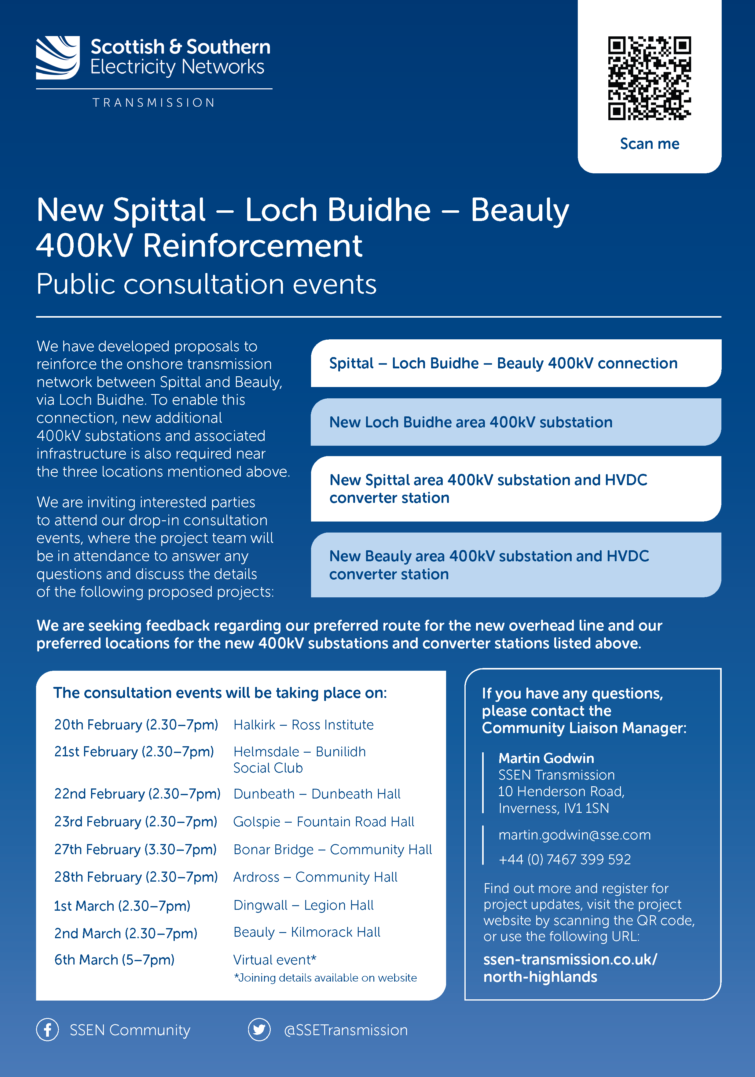 Spittal – Loch Buidhe – Beauly 400kV Connection - SSEN Transmission
